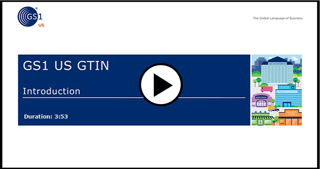 GS1 US GTIN Help Video